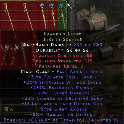 Buy D2R Heaven's Light Ethereal | Diablo 2 Resurrected (D2R) Item Shop ...