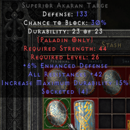 Buy D2R Akaran Targe 4os 15 ED 42 All Resistances 10 IMD | Diablo 2 ...