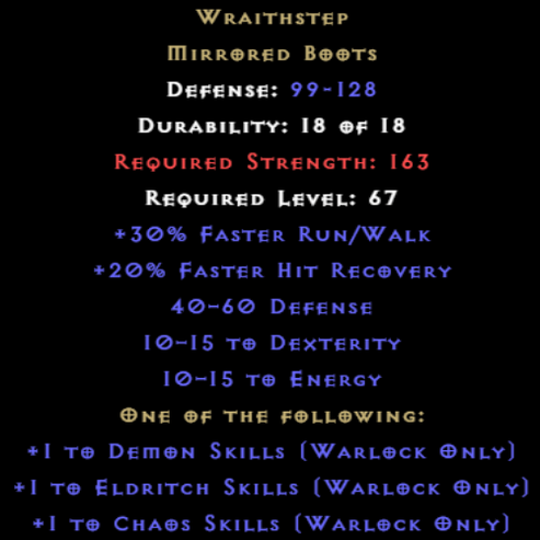 Buy D2R Wraithstep | Diablo 2 Resurrected (D2R) Item Shop - D2RGEAR